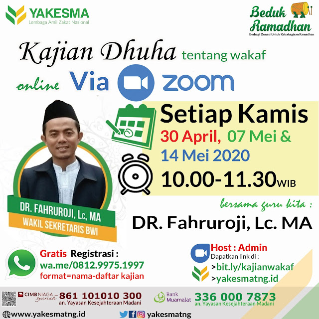 Yakesma Kota Tangerang: WAKAF