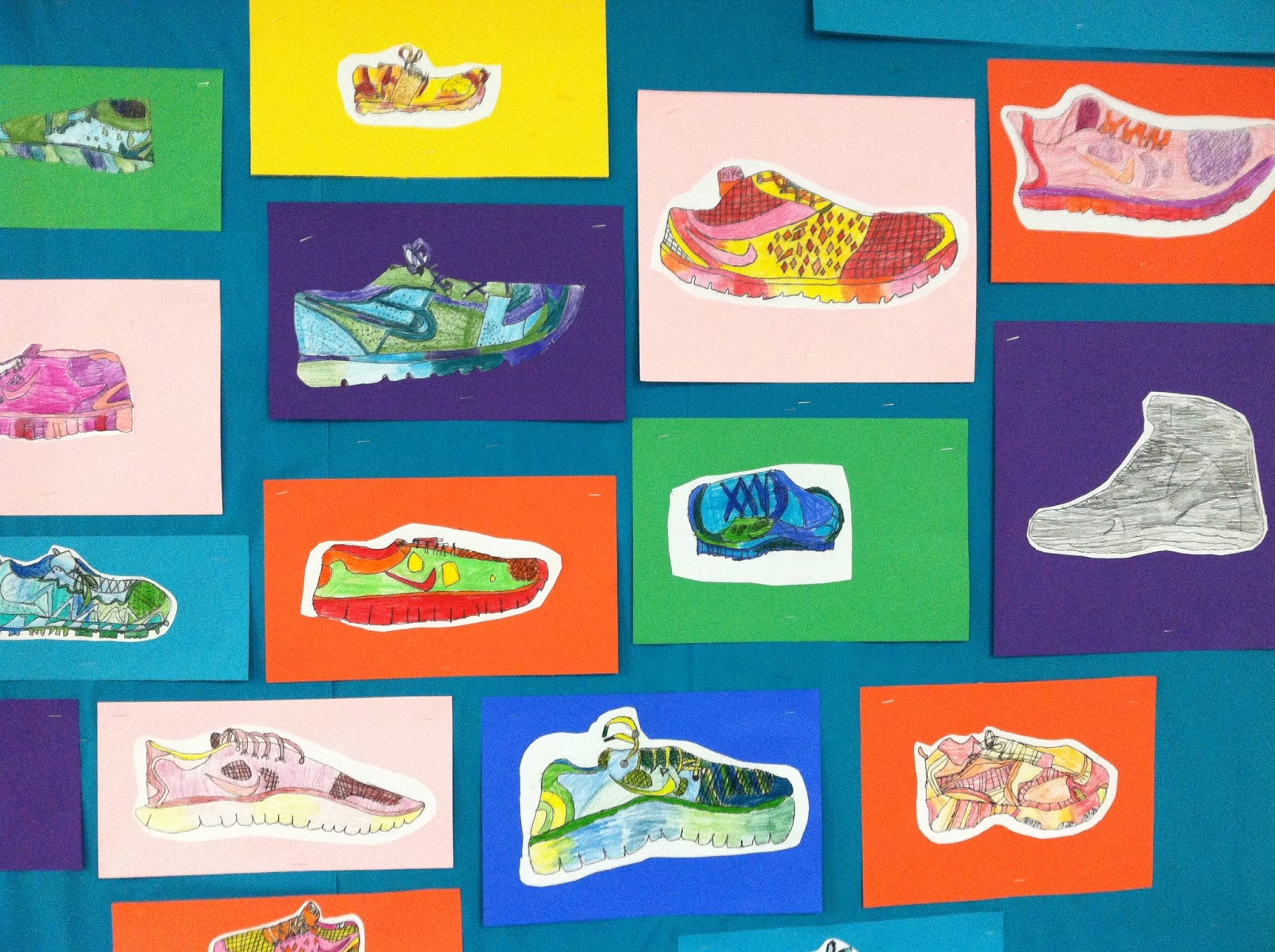 Wahoo for Art!: Contour Line Shoes