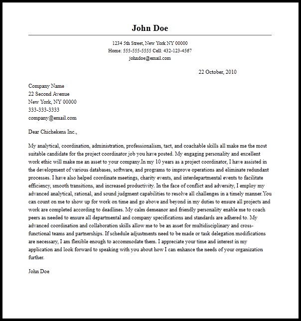 Cover Letter For Project Support Officer Sample Letter Cover Letter For Project Support Officer Sample Letter