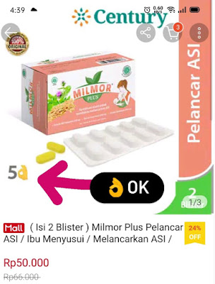 Milmor Plus, Suplemen Pelancar ASI dengan Dua Manfaat | Helenamantra