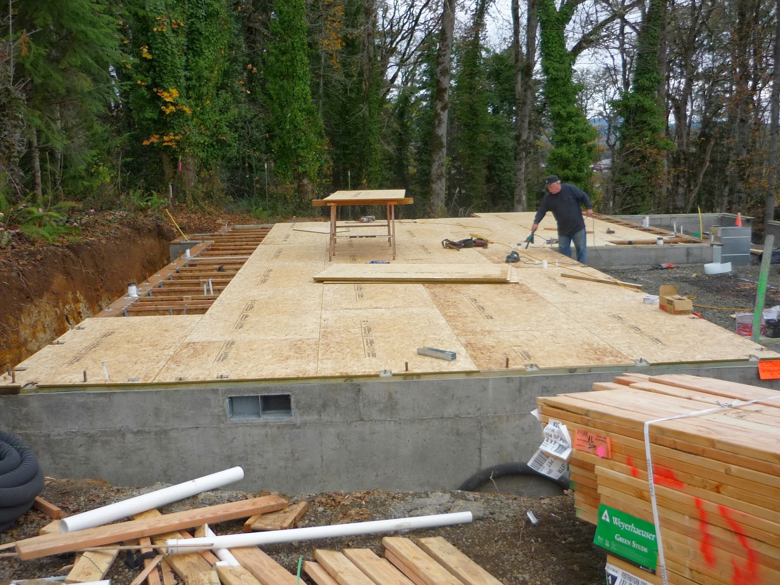 Sparrow Hill House Project: First Storey Flooring