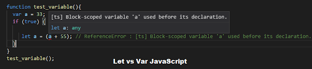 JavaScript Let vs Var - When should let be used over var?