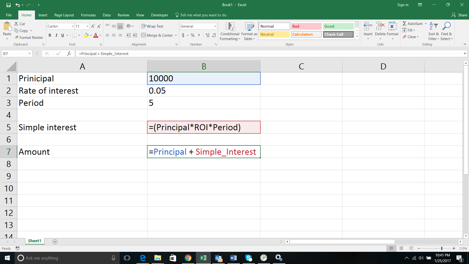 Sundars Blog One Way Data Table Excel