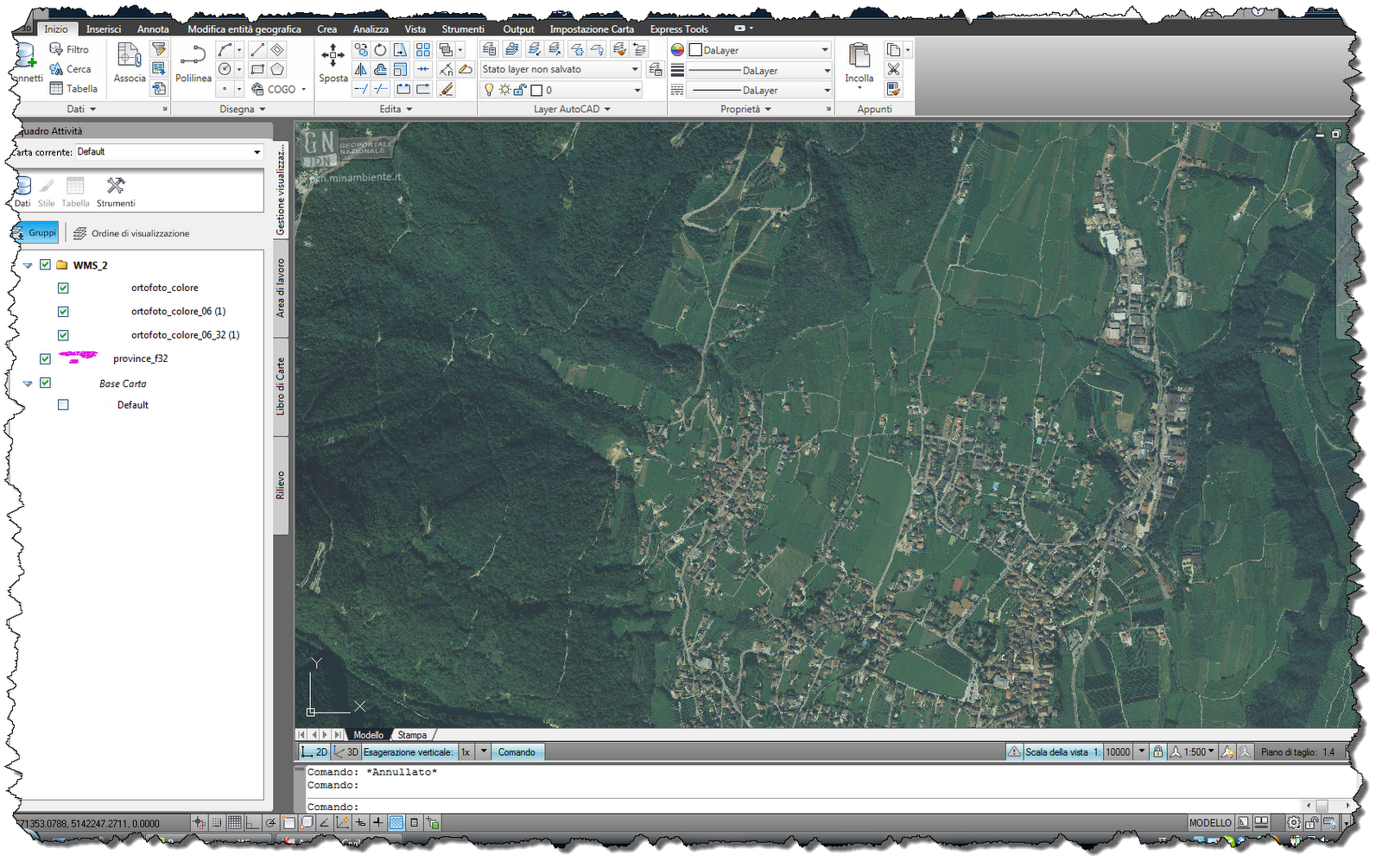 Ctrl+Alt+CAD: Geoportale Nazionale e AutoCAD Map 3D