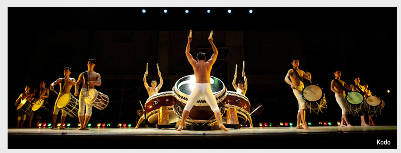 Missives from the Art World: Taiko - Kodo: Dadan 2017