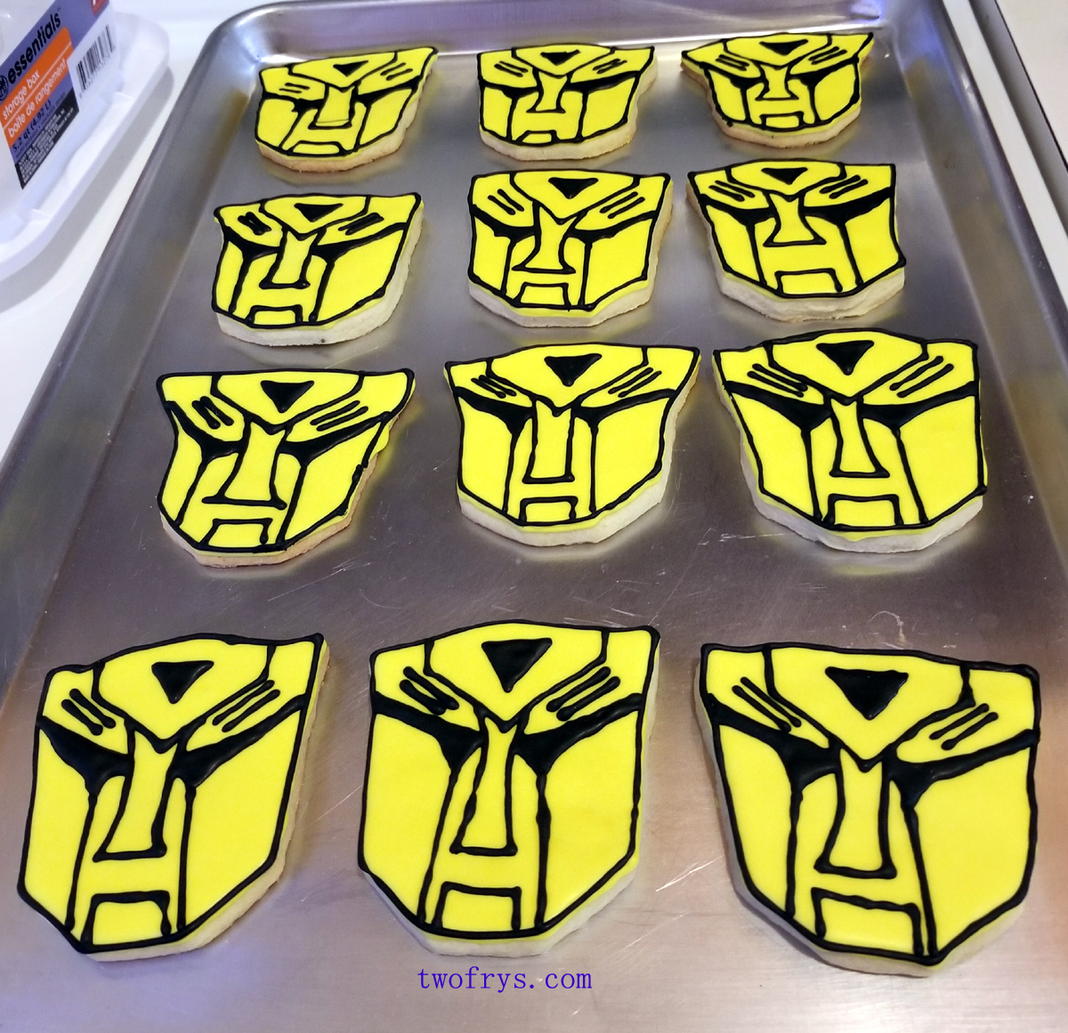 Two Frys: Transformer Cookies