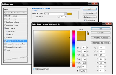 tutoriales de photoshop y coreldraw: Texto de oro en photoshop