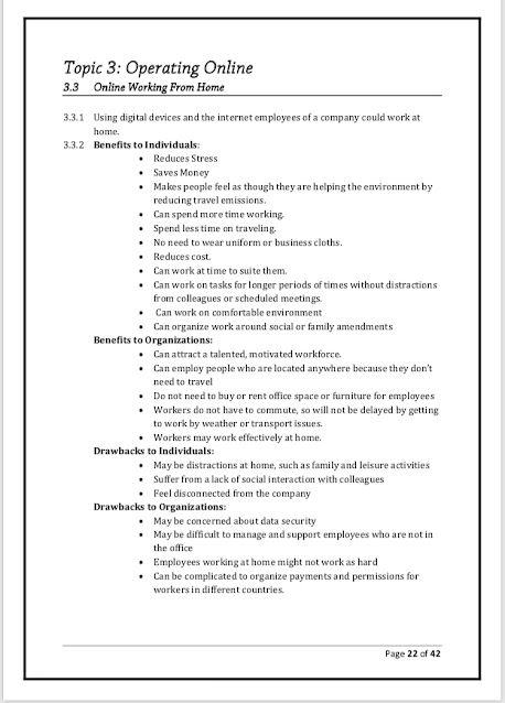 IGCSE EDEXCEL ICT REVISION NOTES: EDEXCEL IGCSE ICT STUDY NOTES 2021 BY ...