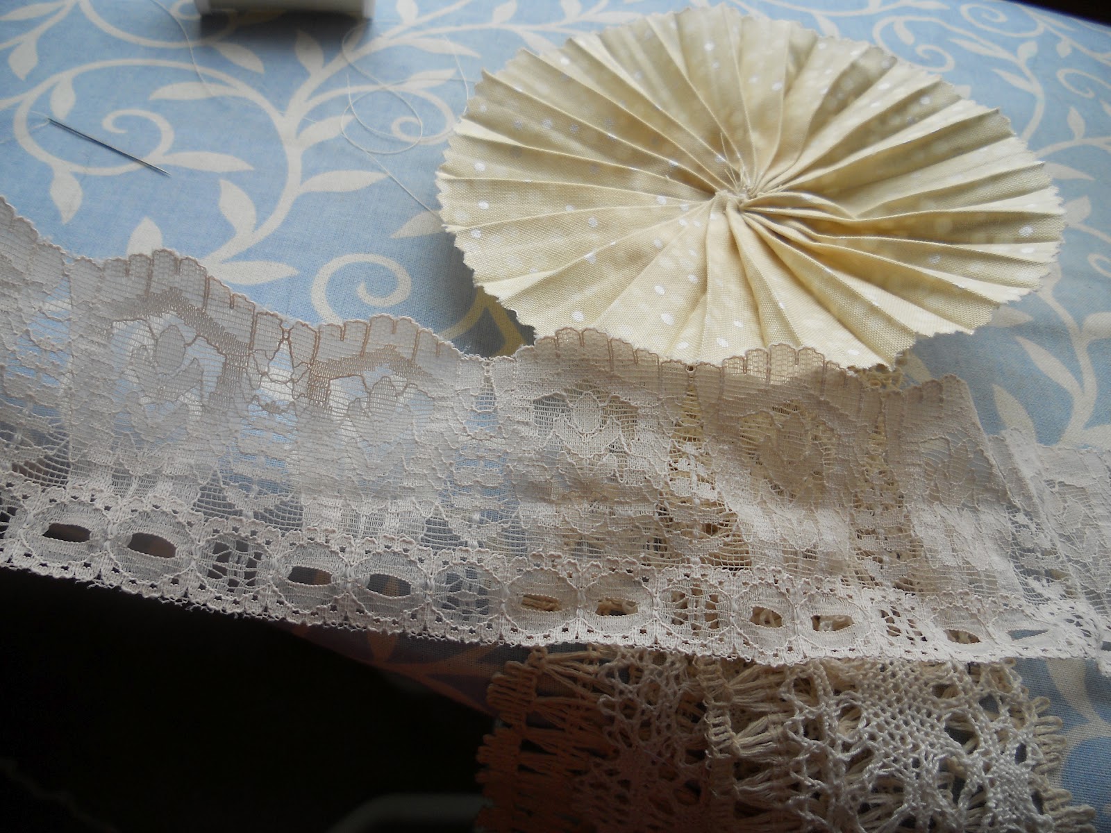 Lace Rosette Ribbon Tutorial – Cheryl Sleboda – Textiles. Technology ...