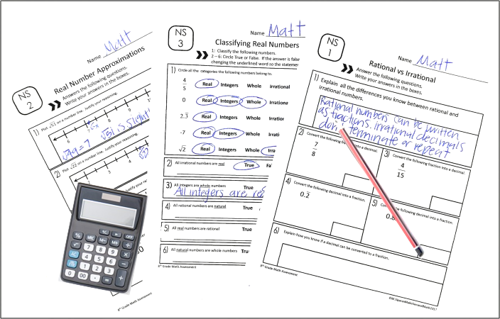 Middle School Math Assessments: Conceptual Understanding vs. Procedural ...