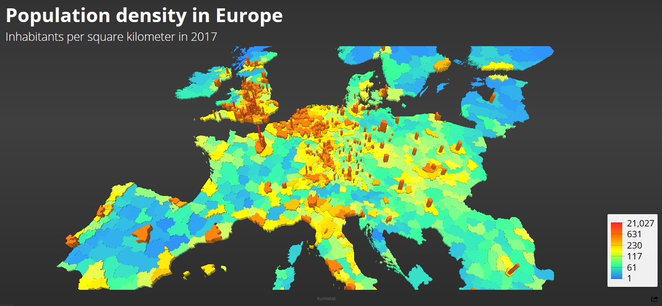 Cartographie numérique: Visualiser les densités de population en 3D et ...