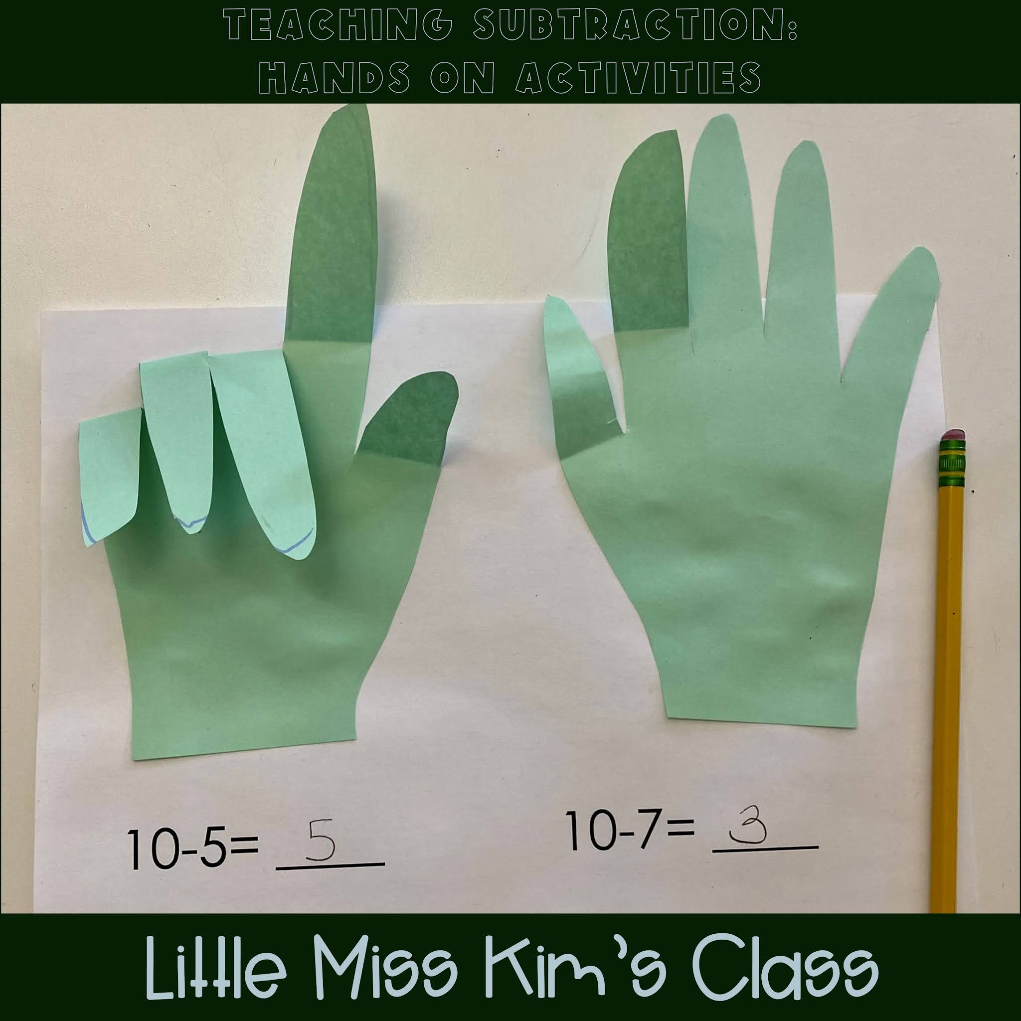 Little Miss Kim's Class: Activities & Freebies for Teaching Subtraction