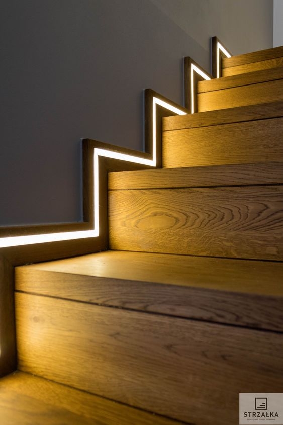 38 Top Popular Light Stairs Ideas You Must Try | ARA HOME