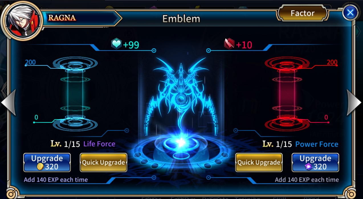 BlazBlue: Revolution Reburning Tips & Tricks: Upgrading Heroes 101