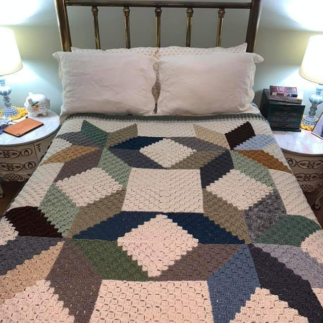 Carpenter Wheel in c2c Free Pattern - 🧵 CROCHET PATTERNS