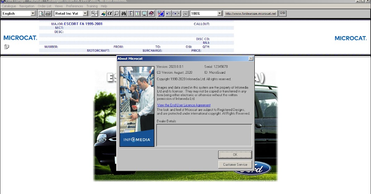 AutoParts Catalogs: FORD - EUROPE (Microcat)