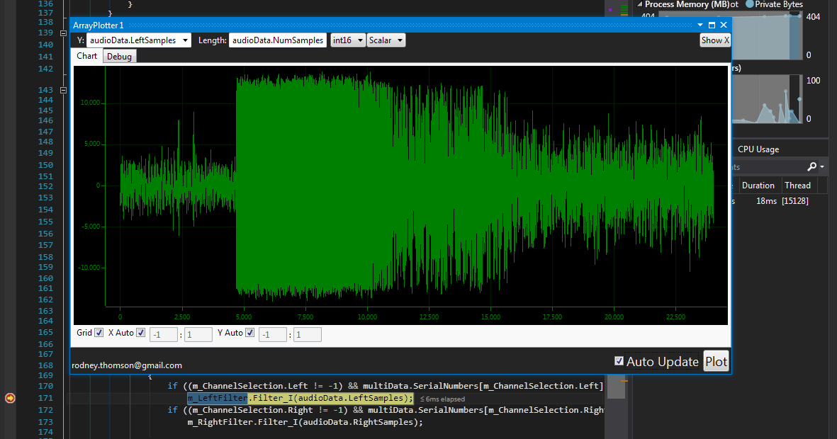 Array Plotter for Visual Studio: How To Use