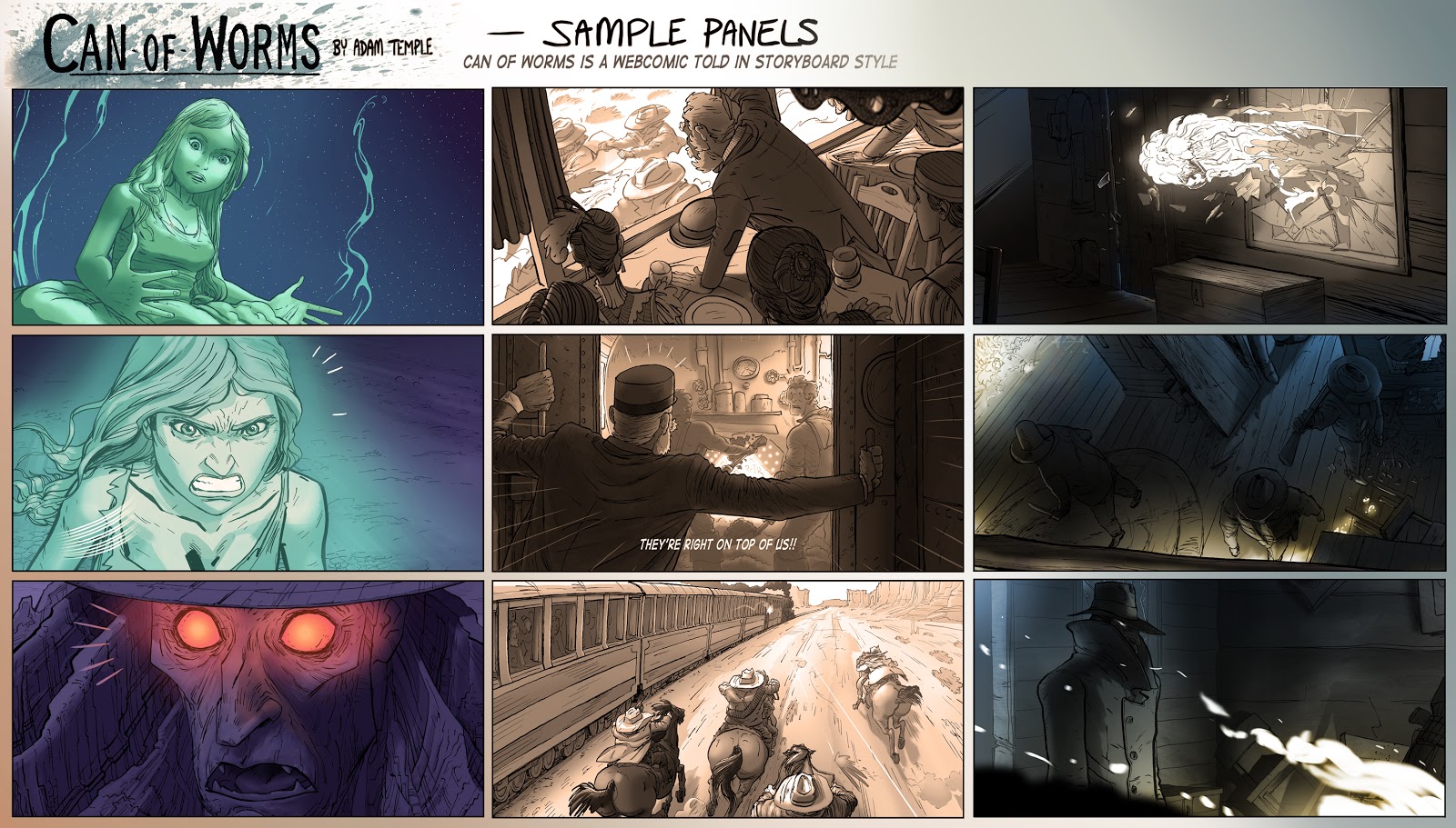 Adam Temple - Portfolio: Comics