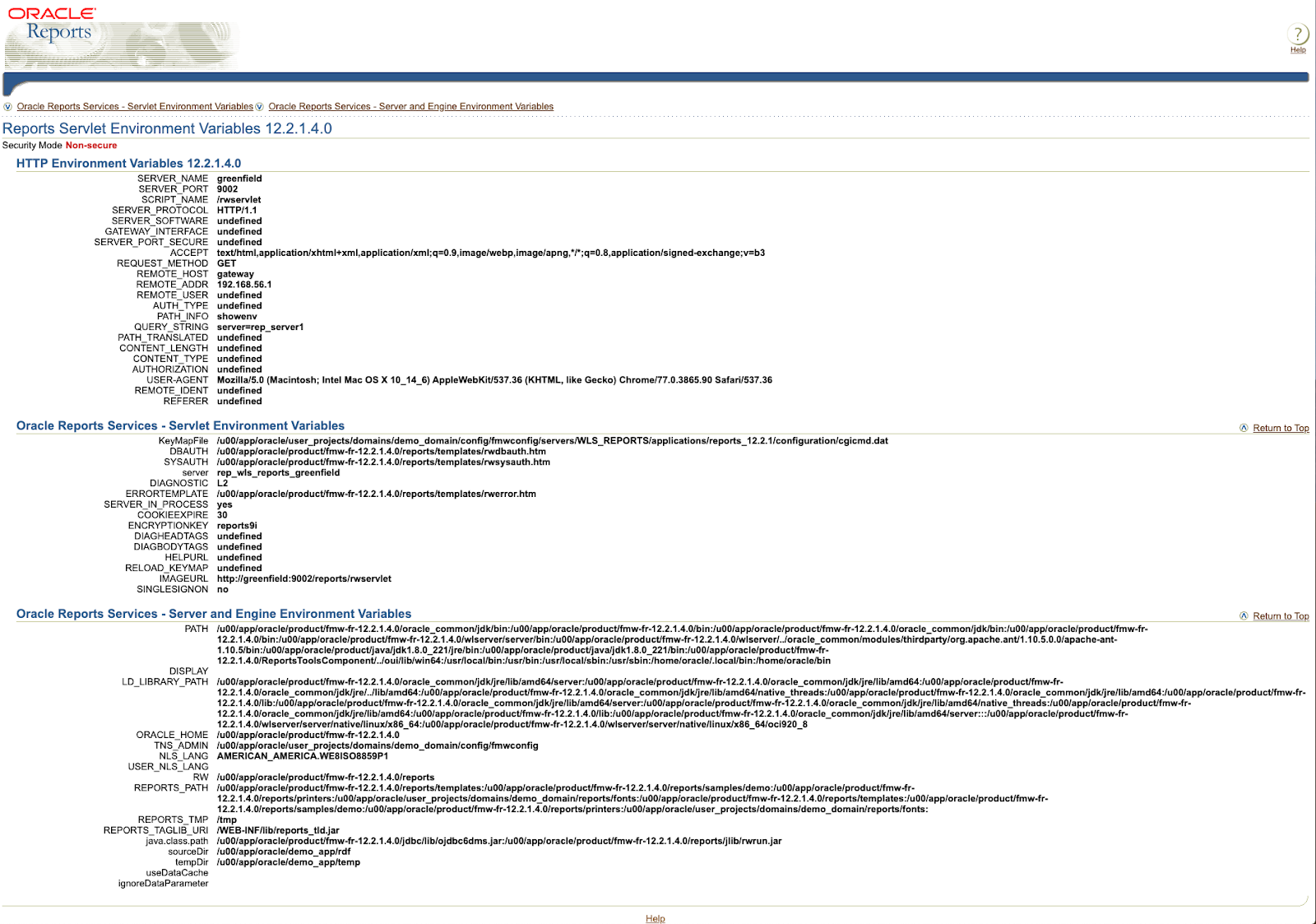 Oracle Reports 12.2.1.4.0 - Create a Standalone Reports Server ~ Dirk ... Oracle Reports 12.2.1.4.0 - Create a Standalone Reports Server ~ Dirk ...
