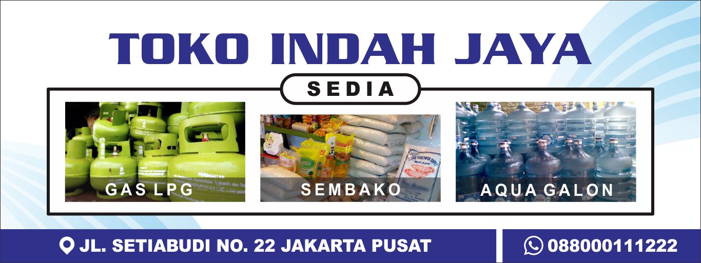 Download Banner Toko Sembako yang Simpel & Elegan CDR - Masvian