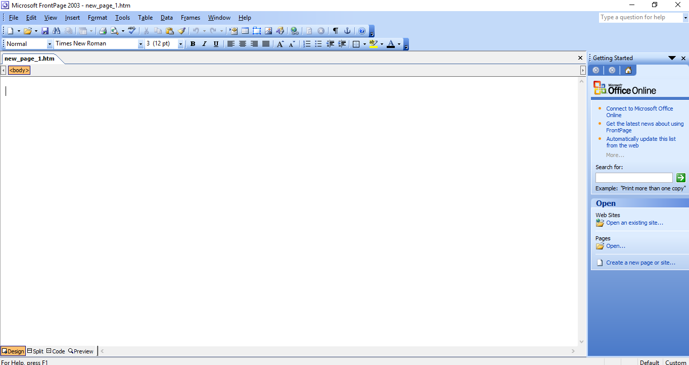 Microsoft front page 2017 : saiplanen