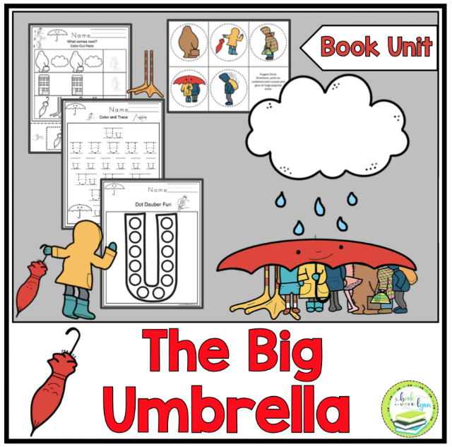THE BIG UMBRELLA BOOK UNIT ~ Book Units by Lynn