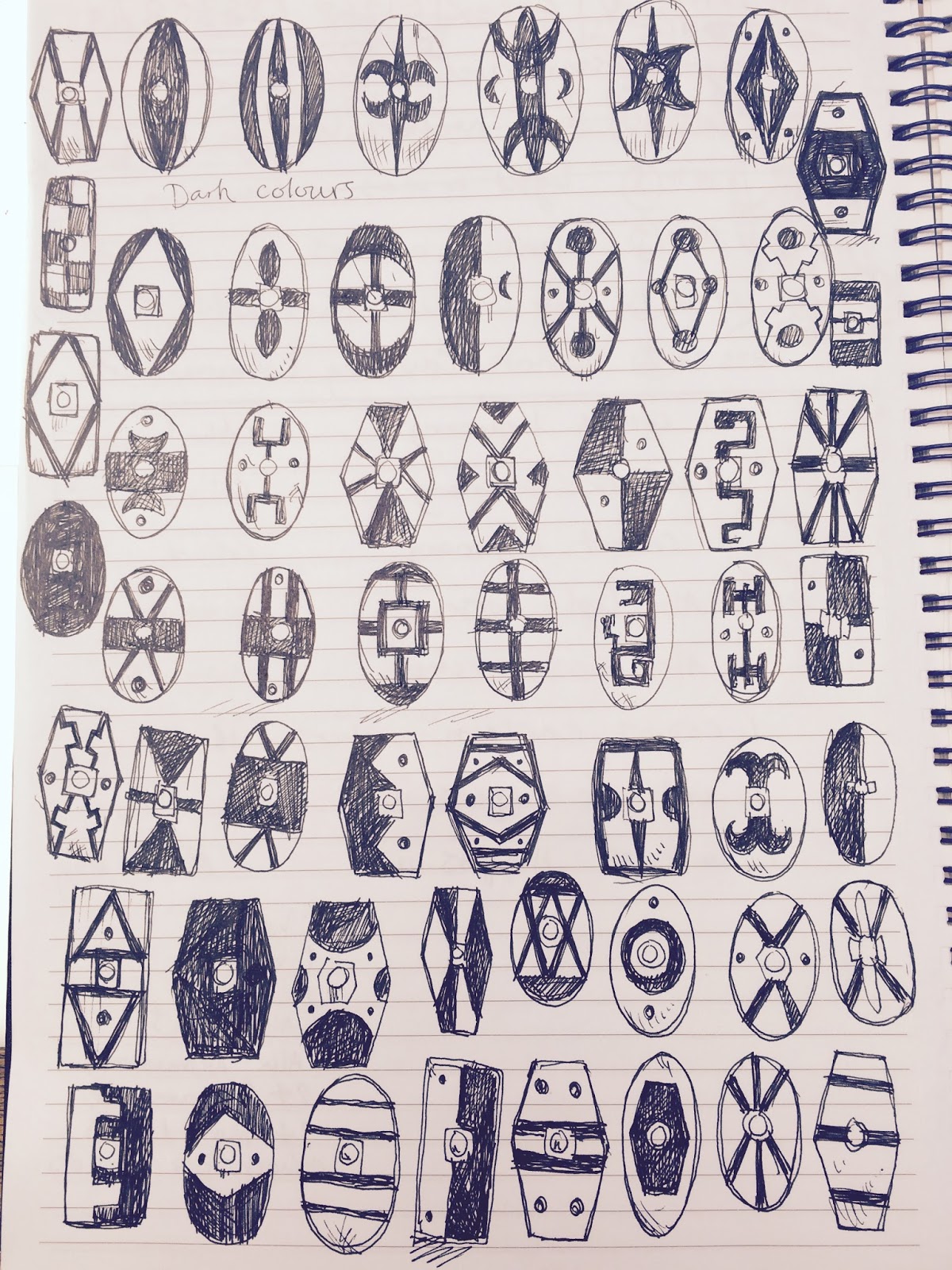 iron mitten: Ancient German Shields