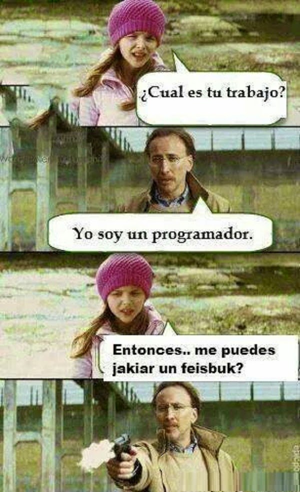 Chiste Gráfico: Soy un programador