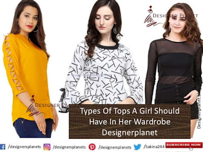 Designer Planet : Different types of tops With Names| Designerplanet
