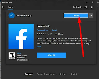 Cara Instal Facebook di Windows 10/11 - satutitiknol.com