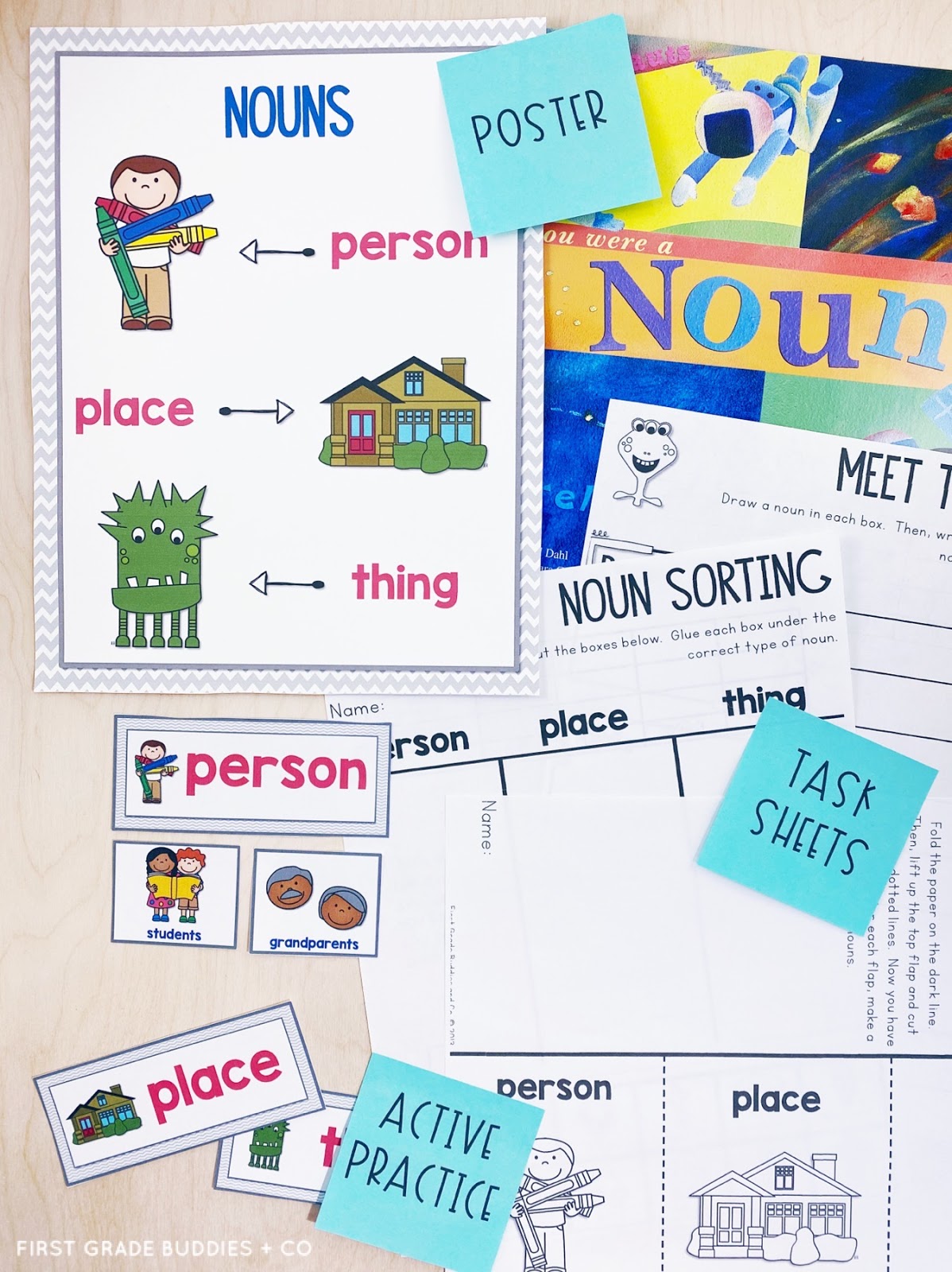 Don't Forget Grammar! Add it in Easily! | First Grade Buddies