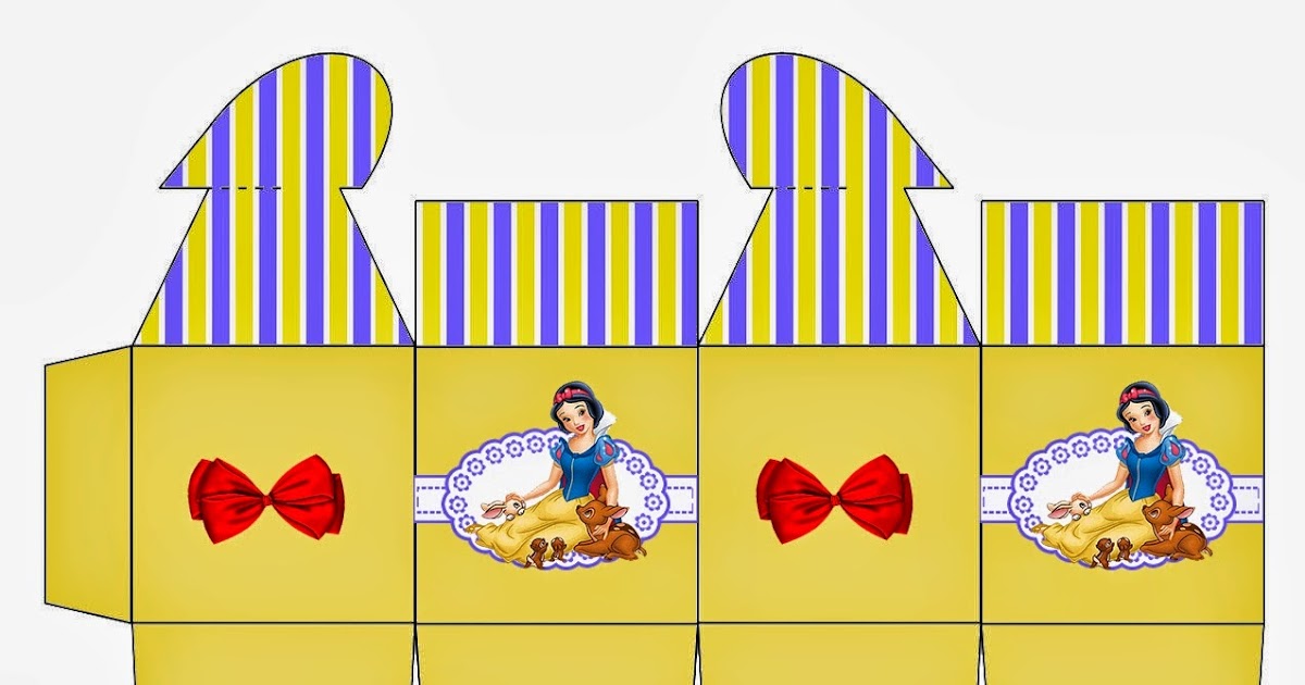 FREE PRINTABLE Snow White gift box