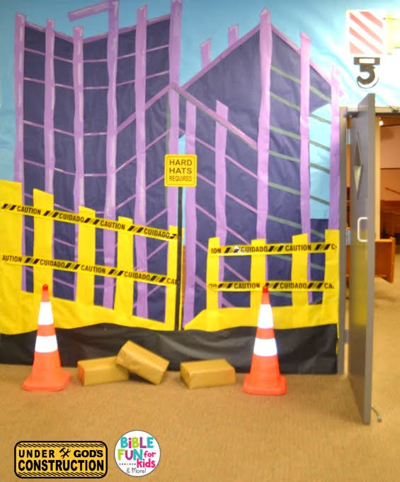 VBS Under Construction Decorating Part 1 | Bible Fun For Kids