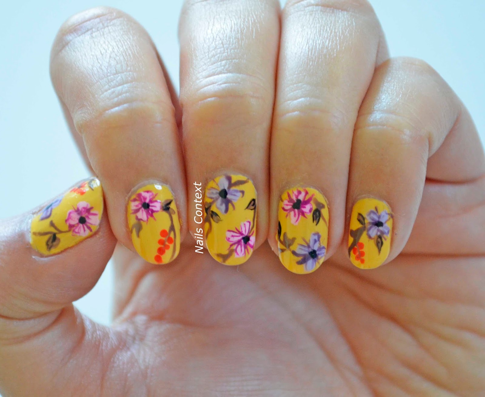 Nails Context: Live life in full bloom