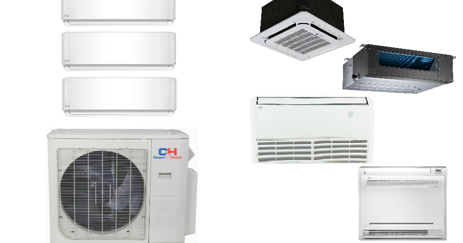 All New Mini Split Ductless HeatPump Systems: C&H 3 Zone 22 SEER in Minisplitwarehouse.com