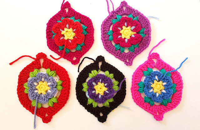 Ergahandmade: Crochet Blanket - Moroccan Garden + Free Pattern Step By Step