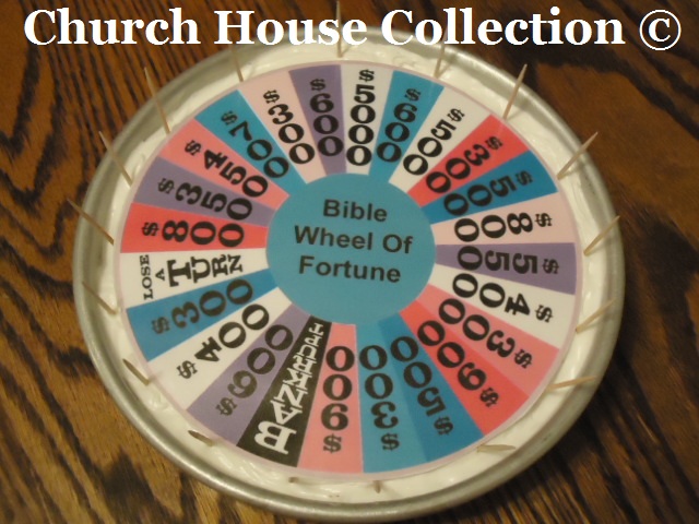 Church House Collection Blog: Bible Wheel Of Fortune Game and Cake