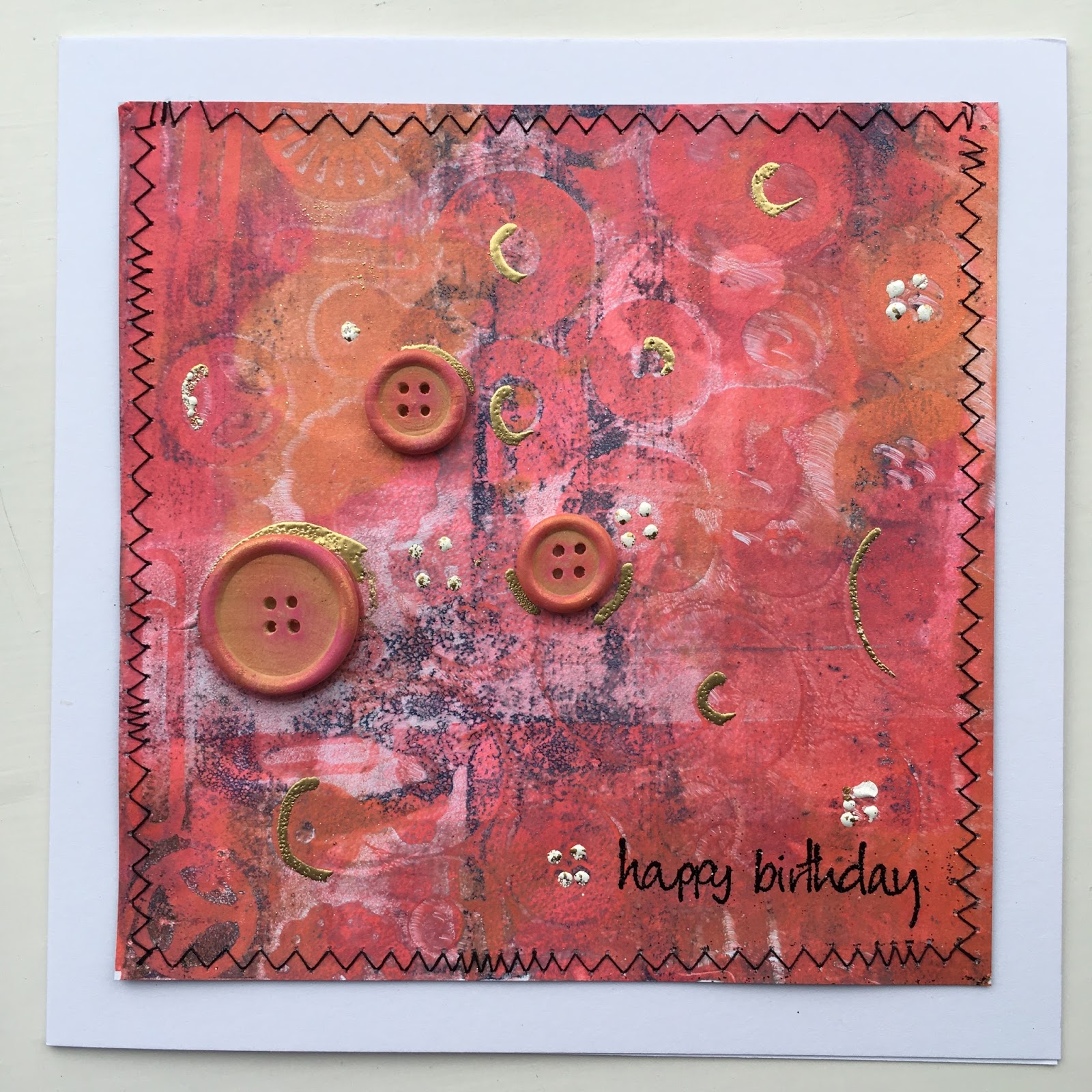 Stamps and Stencils : Funky Foam Stamps and Gelli play