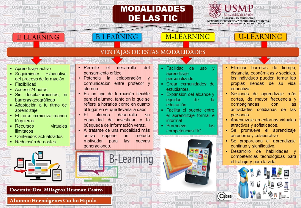 LAS TIC Y SUS MODALIDADES