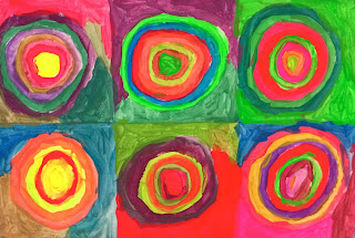 Ms. Curry's Art Room : 2nd Grade Kandinsky Circles