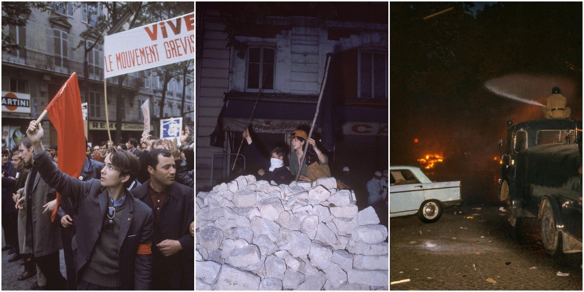 Photographs From the Paris Riots of May 1968 ~ Vintage Everyday