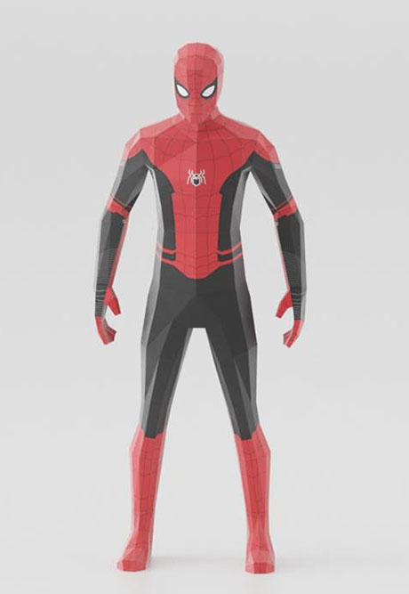 Spider-Man: Far From Home Paper Model | Paperized Crafts