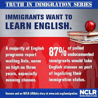 Mr. Verb: Immigrants learning English