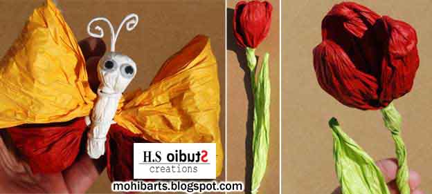 Paper Rope SPRING FLOWERS