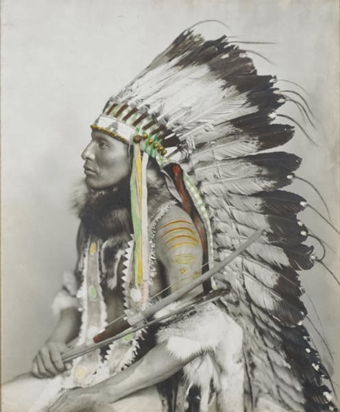 Native American Indian Pictures: Arapaho Indian's Color Photographic ...