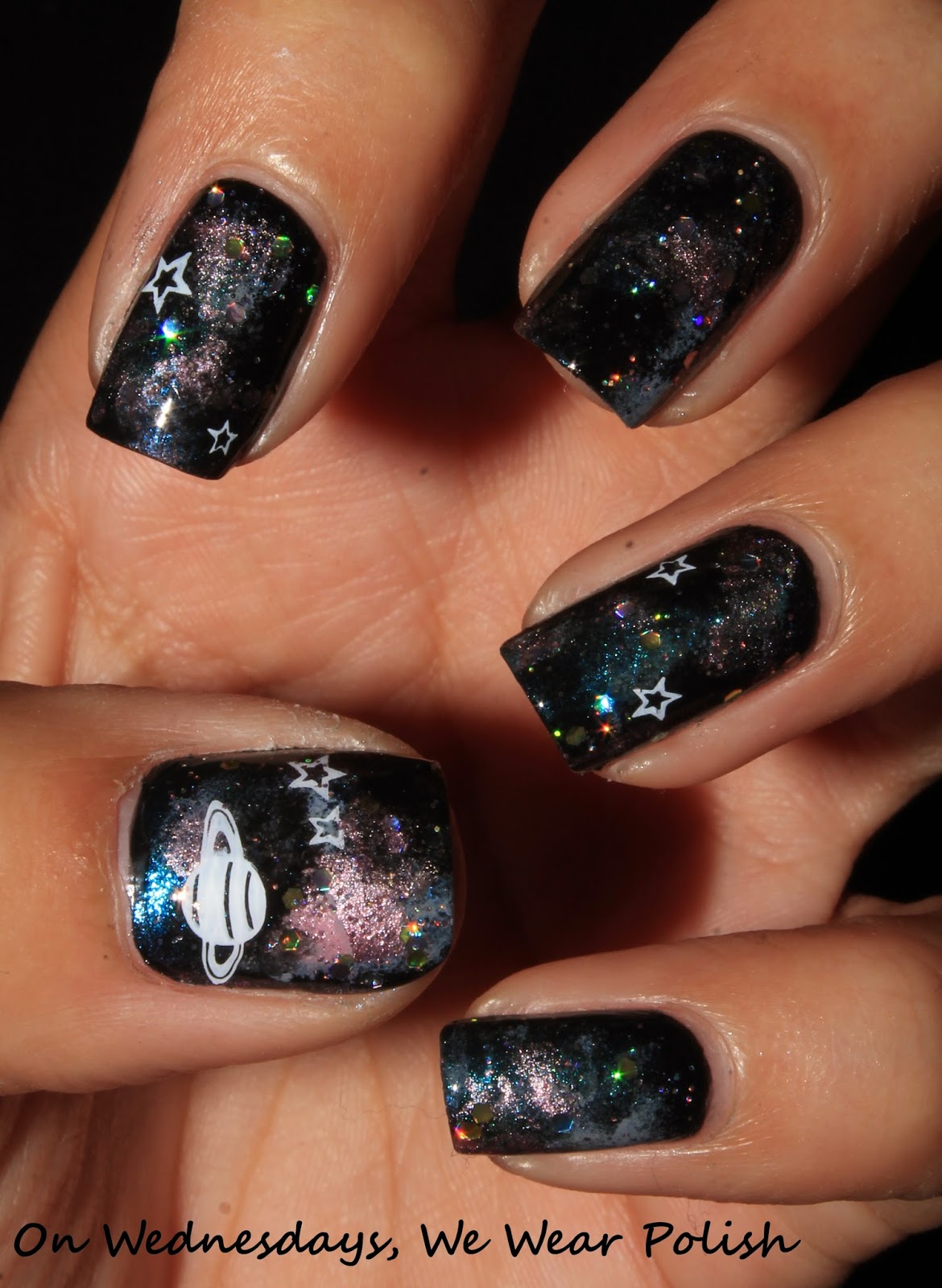 On Wednesdays, We Wear Polish : Super Nova Nails - Inspired by The ...