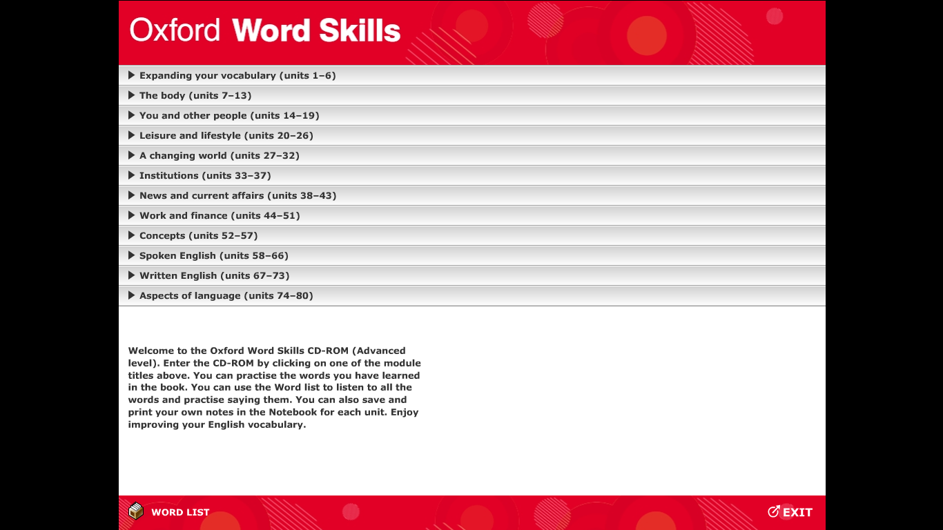 Houseofvamp: Oxford Word Skills