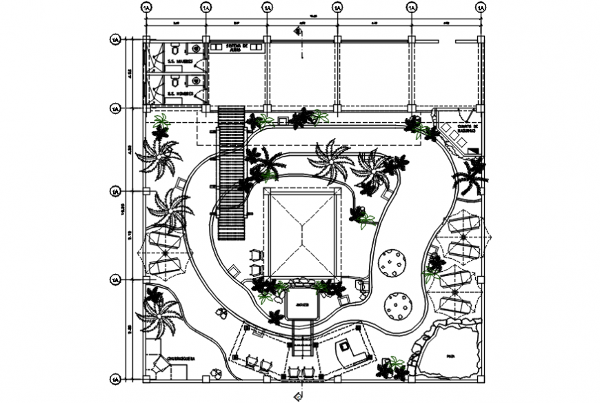 Garden Design Plan Dwg