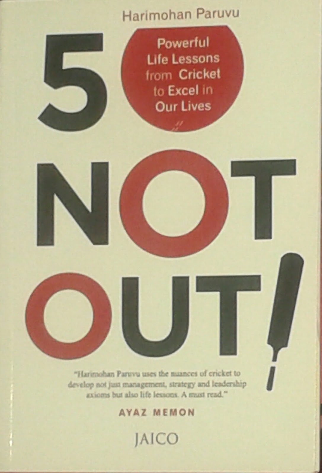 harimohan paruvu: 50 Not Out - First Copy Of My Third Book Arrives