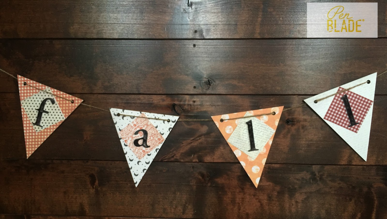 PenBladeKnife: Fall Banner Craft